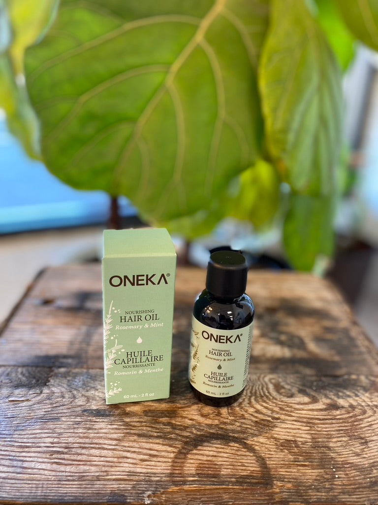 Oneka - Rosemary + Mint Hair Oil – FILL - Kelowna's Refill Store